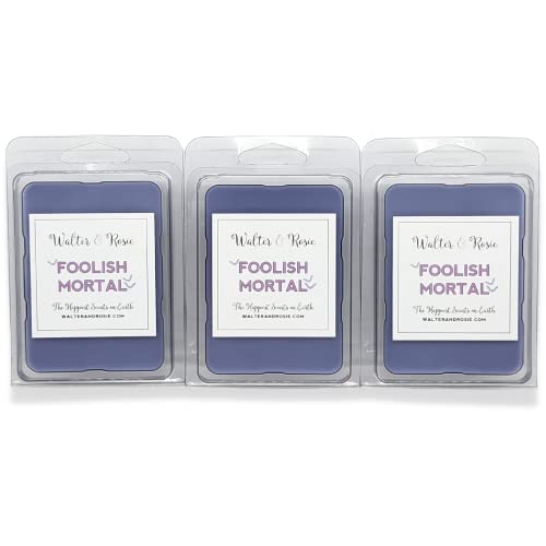 Walter & Rosie Candle Co. - Foolish Mortal - Wax Melt - 3 Pack - Inspired by Disney Scents - Smell Like Disney Resorts - The Happiest Scents on Earth - Soy Blend - Up to 18 Hrs