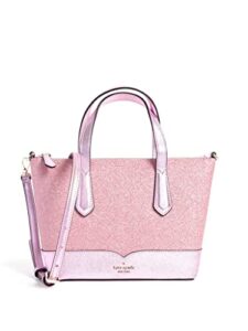 kate spade new york lola glitter small satchel crossbosy bag rose pink