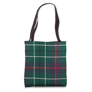 clan duncan modern tartan plaid scottish tartan tote bag