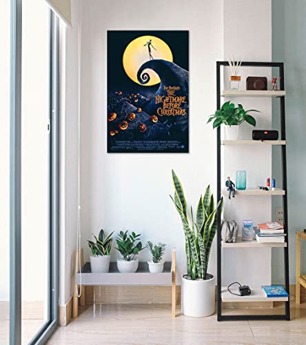 Tim Burton's The Nightmare Before Christmas - Movie Poster (Regular Style - White) (Size: 24 x 36 inches)