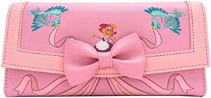 loungefly disney cinderella 70th anniversary dress flap wallet