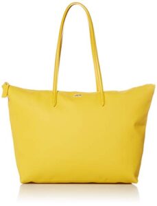 lacoste l.12.12 concept large shopping bag, navy blue/narcissus-andalusian red-turkish delight