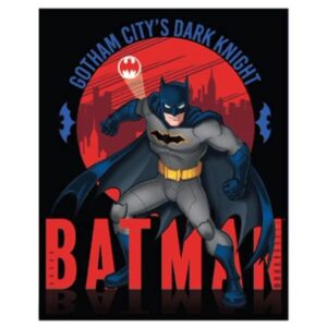 batman blanket throw 40″ x 50″ gotham city dark knight