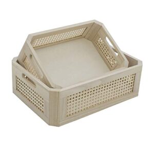 woven wooden bamboo basket,rectangular storage basket,natural and decorative, arts and crafts.