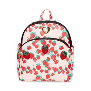 betsey johnson betsey johnson puffy midi backpack, pink