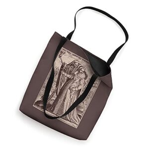 Memento Mori Death Beauty Latin Gothic Witchy Dark Academia Tote Bag