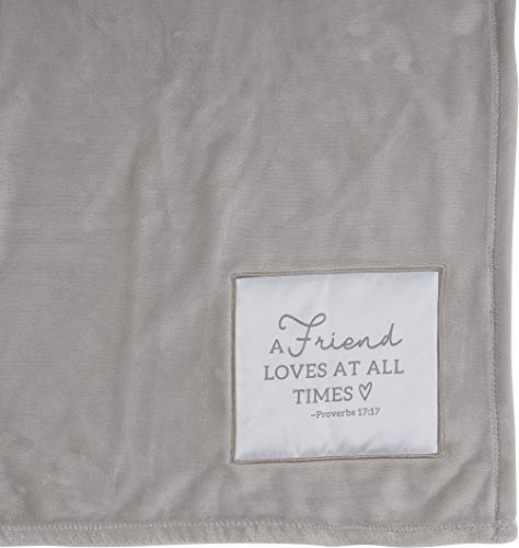 Pavilion - A Friend Loves at All Times - Proverbs 17:17-50x60 Inch Super Soft Royal Plush Throw Blanket