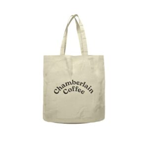 chamberlain coffee logo tote bag