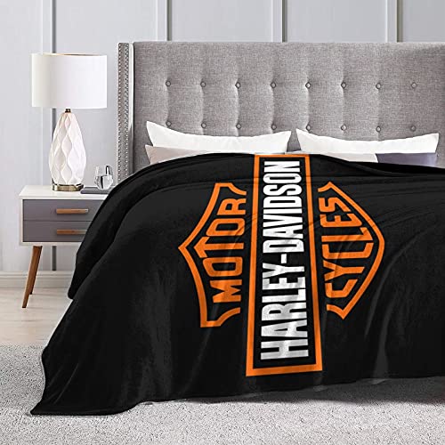 LIFFGOESON Motorcycle Lovers Gifts Throws Blanket Super Soft and Stylish Flannel All-Season Living Room,Bedroom Warm Blanket,Used for Bed,Sofa,Travel,Camping(80x60inch)