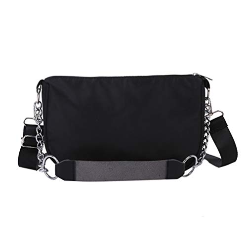 Women Chain Clutch Shoulder Bag Chain Crossbody Shoulder Purse Hipster Tote Handbags Silver Chain Clutch Purses Black for Girl Women Xmas Winter Holiday Christmas Decoration Gift