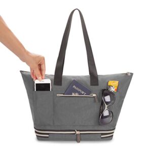 biaggi Zipsak Expand: The Ultimate Convertible Handbag - Goes from Purse to Travel Tote in a Snap!