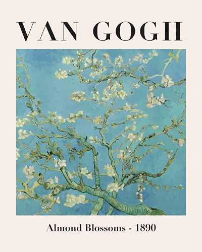 Sylvana Workshop - Van Gogh Posters and Prints Wall Art, UNFRAMED(Set of 6 Wall Decor), Fine Art Posters Prints, The Starry Night, Art Prints, Famous Posters, Famous Prints, Van Gogh Decorations… (8"x10")