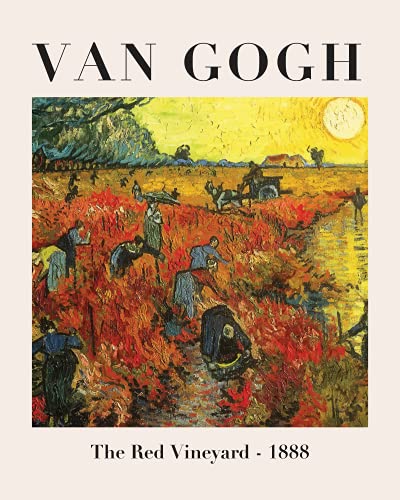 Sylvana Workshop - Van Gogh Posters and Prints Wall Art, UNFRAMED(Set of 6 Wall Decor), Fine Art Posters Prints, The Starry Night, Art Prints, Famous Posters, Famous Prints, Van Gogh Decorations… (8"x10")