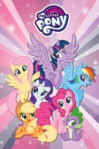 pyramid america my little pony group cute kids room animated cartoon series cool wall decor art print poster 24×36