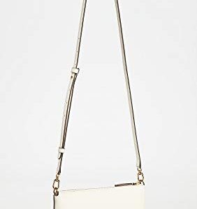 Tory Burch Women's Kira Crossbody Bag, New Cream, Off White, One Size