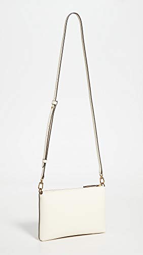 Tory Burch Women's Kira Crossbody Bag, New Cream, Off White, One Size