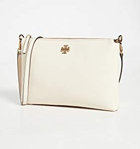 Tory Burch Women's Kira Crossbody Bag, New Cream, Off White, One Size