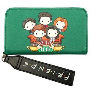 friends chibi tech wallet wristlet