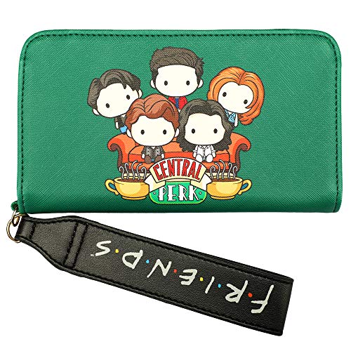 Friends Chibi Tech Wallet Wristlet