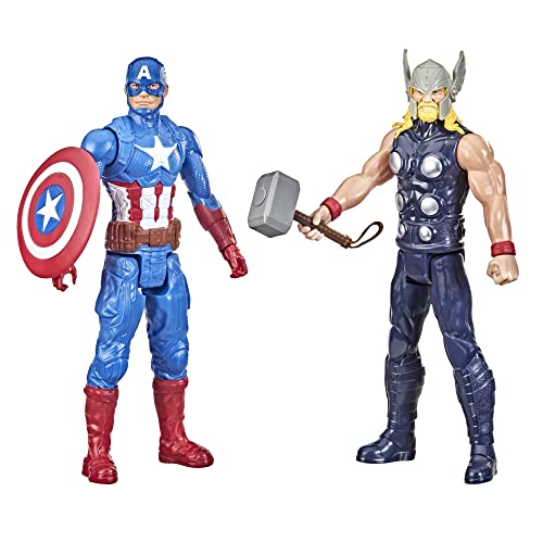 Marvel Titan Hero Series Action Figure Multipack, 6 Action Figures, 12-Inch Toys, Inspired Comics, for Kids Ages 4 and Up (Amazon Exclusive)