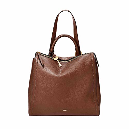 Fossil Women's Parker Eco Leather Convertible Small Backpack Purse Handbag, Brown (Model: ZB1514200)