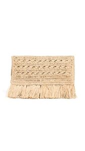 mar y sol women’s lisette clutch, natural, tan, one size