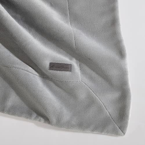 Eddie Bauer Ultra-Plush Collection Throw Blanket-Reversible Sherpa Fleece Cover, Soft & Cozy, Perfect for Bed or Couch, Smoke Grey