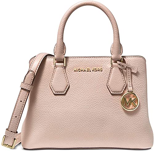 MICHAEL Michael Kors Camille Small Pebbled Leather Satchel, Soft Pink