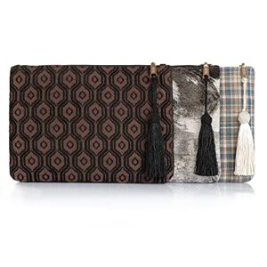 Otto Angelino Designer Women’s Bohemian & Fashion Clutch Purse - Multiple Slots Money, Cards, Smartphone - Ultra Slim