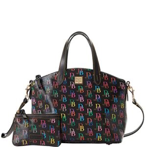 dooney & bourke db75 multi satchel medium wristlet