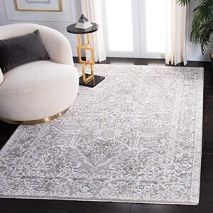 martha stewart collection by safavieh 5′ x 8′ ivory/light grey msr8934b sabrina living room dining bedroom area rug