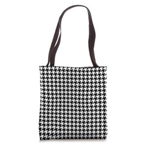 Duotone Houndstooth Pattern Gift Tote Bag