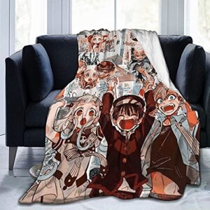 toilet-bound hanako-kun soft and comfortable warm fleece blankets beach blanket picnic blankets throw blankets (80″x60″)