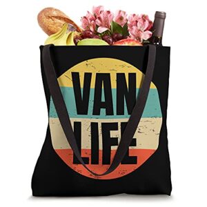 Van Life Gift for a Van Life Vans Design Fans Tote Bag