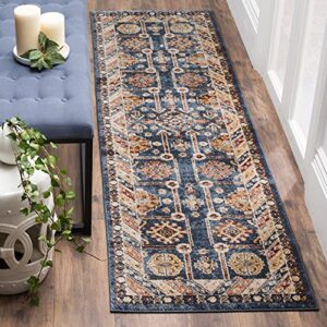 Safavieh Bijar Collection 4' x 6' Rust/Ivory BIJ653Q Traditional Oriental Distressed Non-Shedding Living Room Bedroom Area Rug