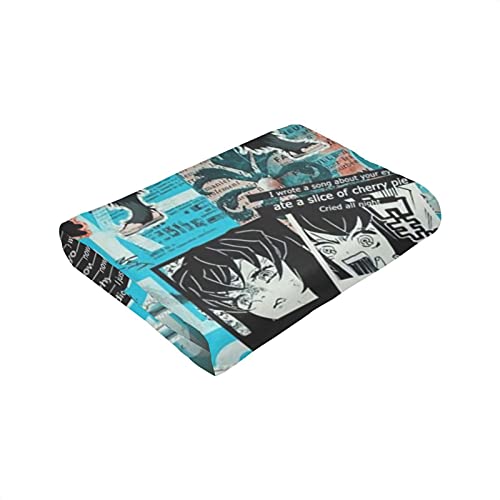 Hashibira Inosuke Soft and Comfortable Warm Fleece Blankets Beach Blanket Picnic Blankets Throw Blankets (50"x40")