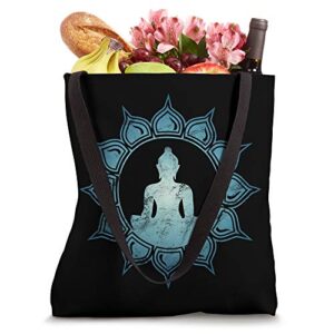 Buddha, meditation, lotus flower, buddhism, yoga, chakra Tote Bag