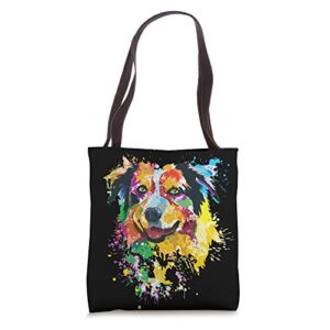 australian shepherd gift for aussie mom australian shepherd tote bag