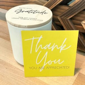 Boxzie Thank You Gifts for Women - Gift Box, Basket, Package Set Ideas - Gratitude Candle Boxes, Appreciation Gifts for Coworkers, Boss, Employee, Hostess, Realtor, Female, Work Anniversary, Friend