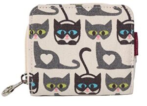 bungalow 360 billfold vegan wallet (cat)