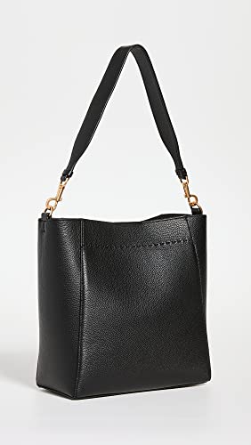 Tory Burch Women's McGraw Bucket Bag, Black, One Size