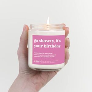 CE Craft Go Shawty, It's Your Birthday Candle - Candles Gifts for Women, Birthday Cake Scented Soy Candle, Birthday Gift for Her, Vanilla Buttercream Cupcake Candle, Birthday Candles Gift