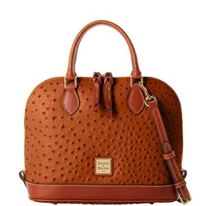 Dooney & Bourke Ostrich Zip Zip Satchel