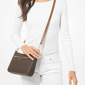 MICHAEL Michael Kors Jet Set Small Logo Chain Crossbody Bag - Vanilla