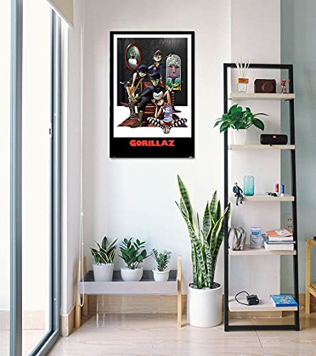 Gorillaz - Music Poster (Plastic Beach/Family Portrait) (Size: 24" x 36")