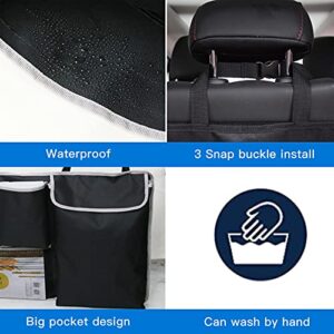 UYYE Car Trunk Hanging Organizer,Backseat Hanging Bag, Car Interior Accessories with 4 Pockets & 2 Mesh Pouches,Storage for Groceries, Will Provides More Storage Trunk Space for SUV, Truck, Jeep，MPVs