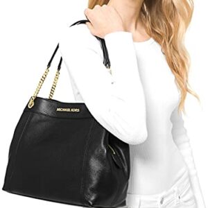 Michael Kors Jet Set Item Large Chain Shoulder Tote - Black