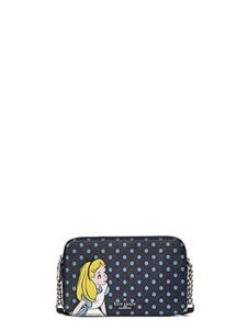 kate spade new york alice in wonderland small polka dot crossbody bag