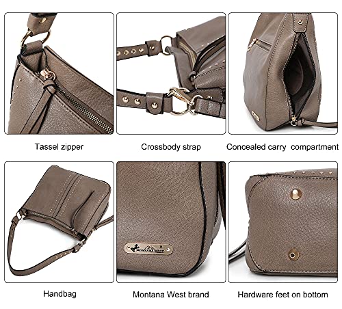 Montana West Shoulder Bag for Women Hobo Bags Leather Purses Large Crossbody Bags Ladies Handbags MWC-1001S-3KH