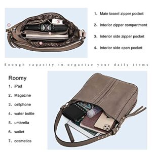 Montana West Shoulder Bag for Women Hobo Bags Leather Purses Large Crossbody Bags Ladies Handbags MWC-1001S-3KH